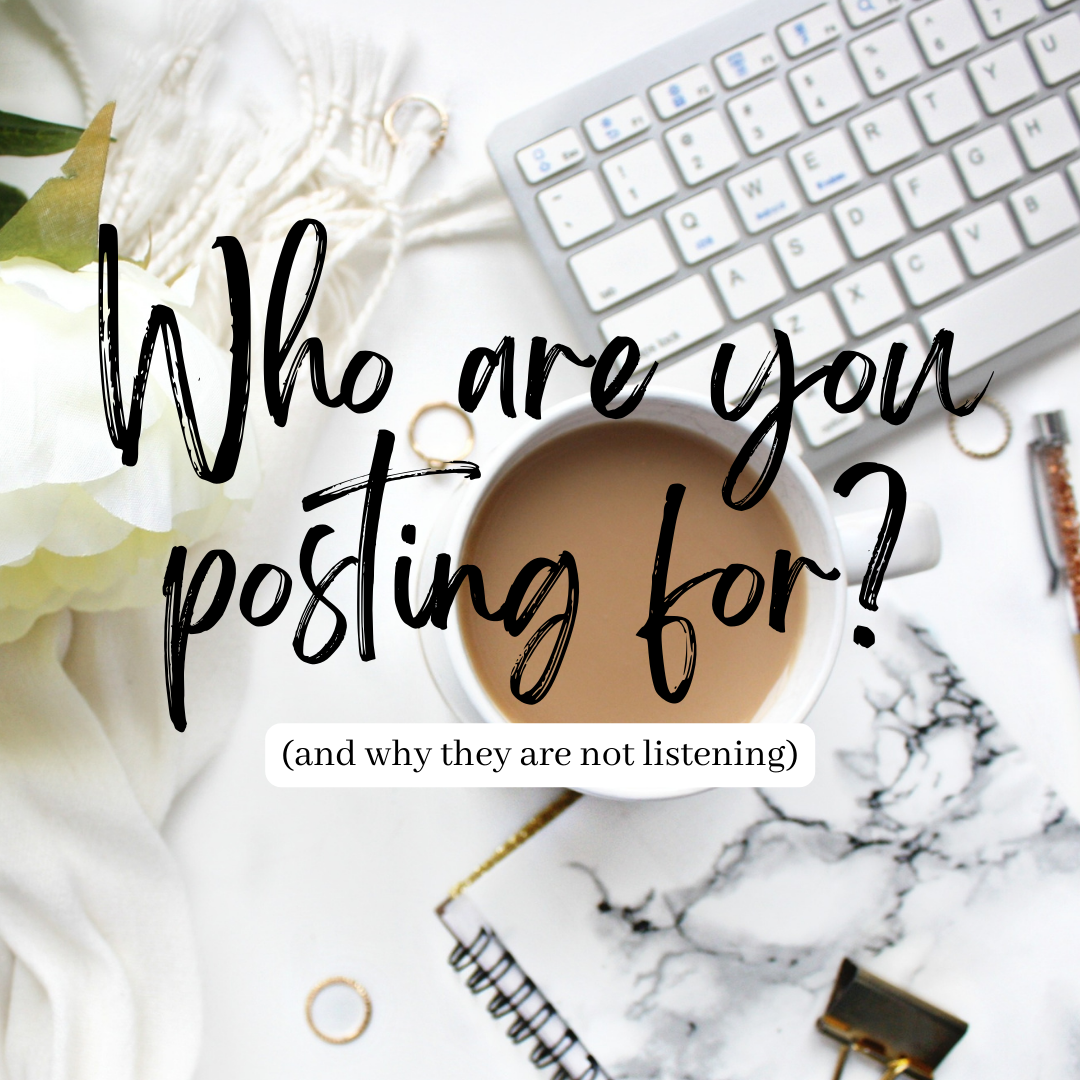Who are you posting for? (and why they are not listening) – The ...